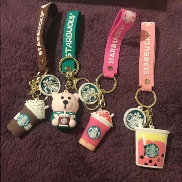 Starbucks | Accessories | Starbucks Keychains With Wristband Choose ...